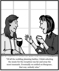 150 cartoons that will delight bluegrass old-timers and newcomers alike